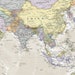 Giant Classic World Map Mural - Home Decor, Push Pin Map, World Map ...