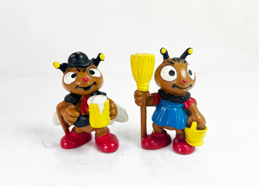 Two Vintage Maya the Bee Figures 1976 Apollo Film Schleich West Germany ...