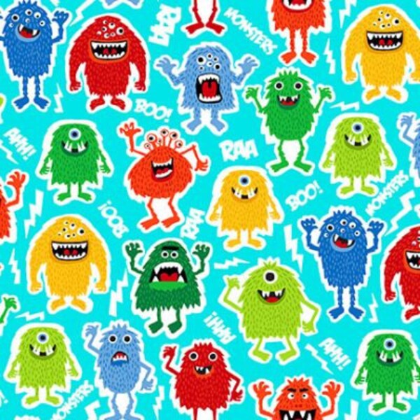 Monster Fabric - Etsy UK