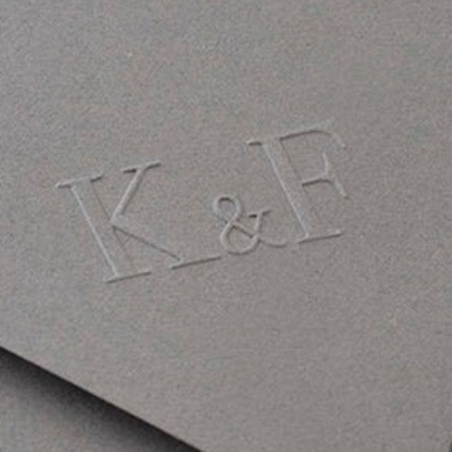 Initials Embosser Stamp Date Embosser Wedding Embossing - Etsy Australia