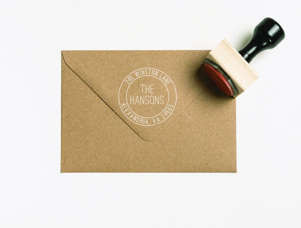 Mail Stamp Return Address Stamp Postal Mark Address Stamp - Etsy