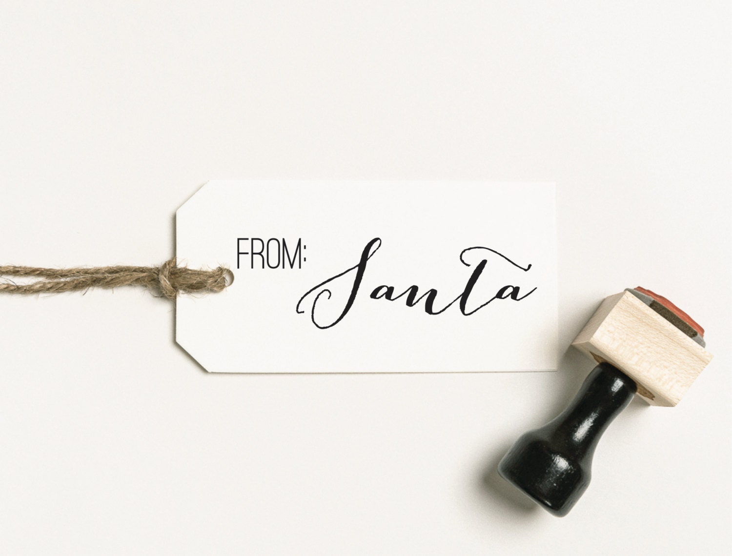 From Santa Stamp Christmas Stamp Santa Signature Stamp - Etsy