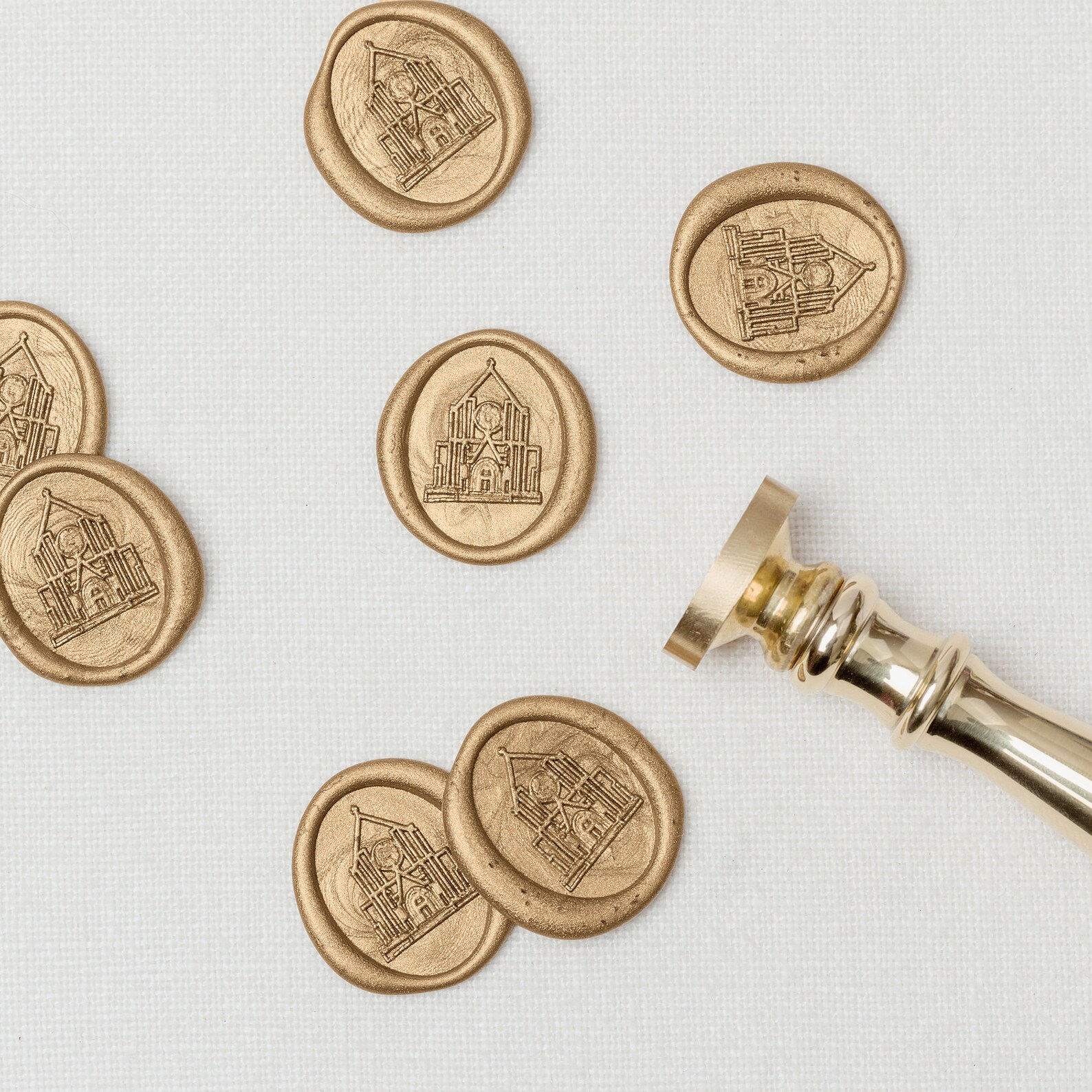 Church Wax Seal Stamp Oval Wax Stamp Wedding Wax Seal RSVP | Etsy