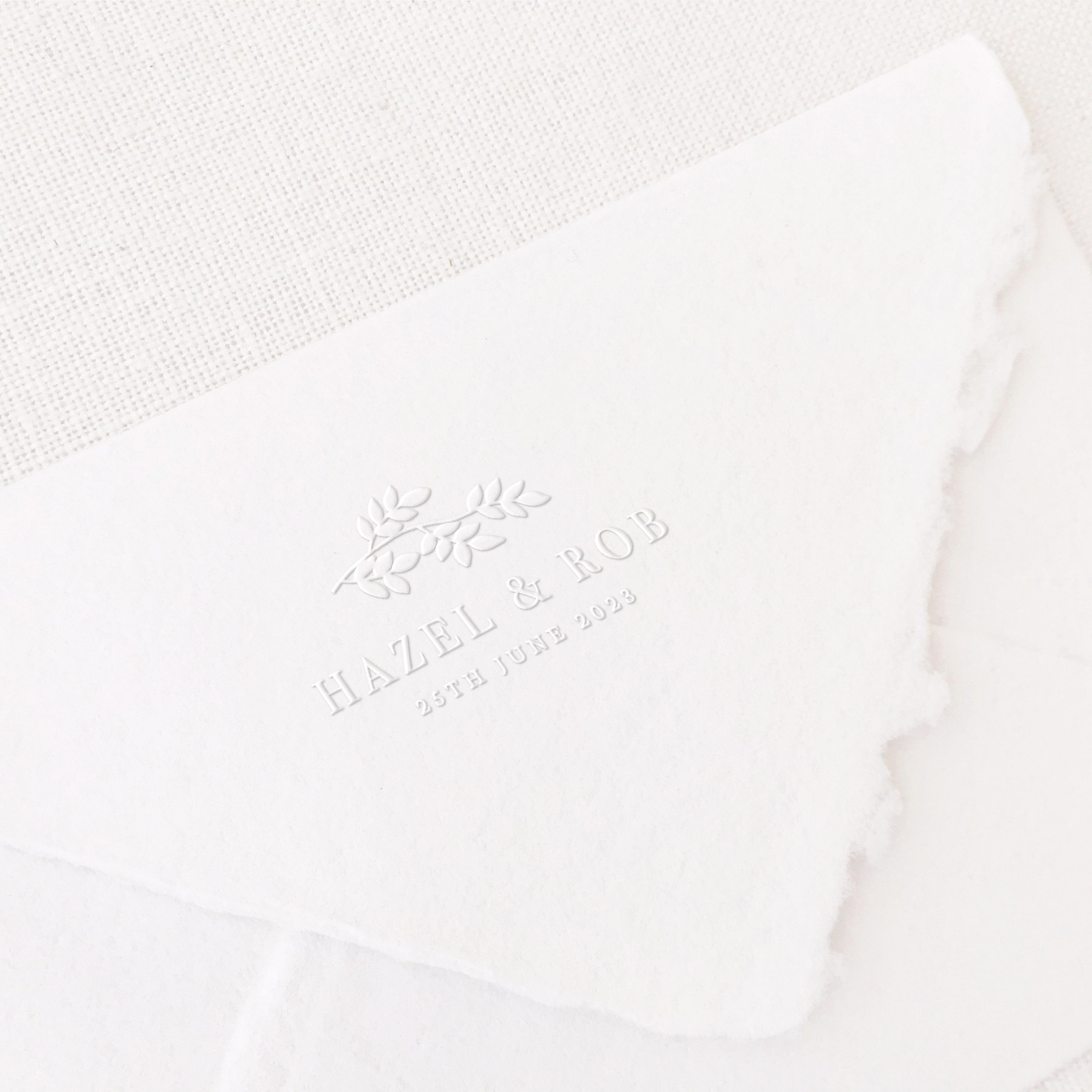 Floral Invitations Save the Date Embossing Seal Save the | Etsy