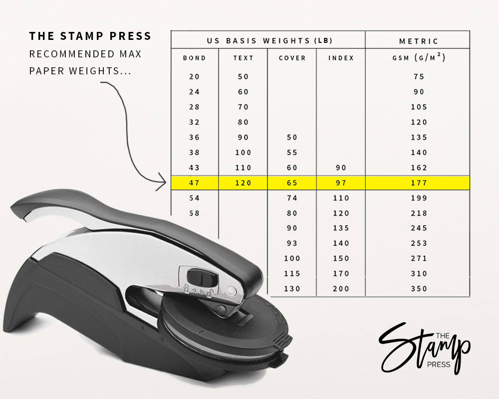 Personalised Embosser From Your Own Logo or Artwork, Great for Use on ...