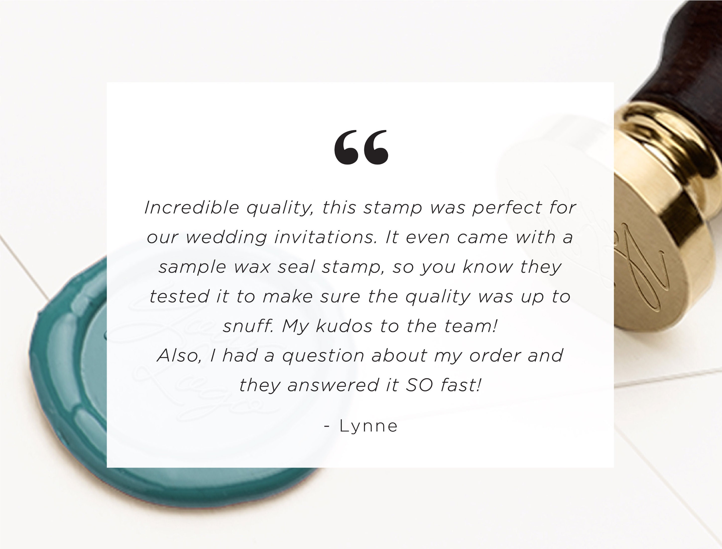 Calligraphy Wax Seal Stamp Wedding Wax Stamp Laurel Wax | Etsy