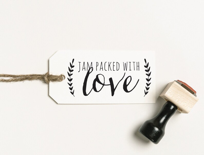Jam Packed Favor Stamp Jam Packed with Love Stamps Jam | Etsy