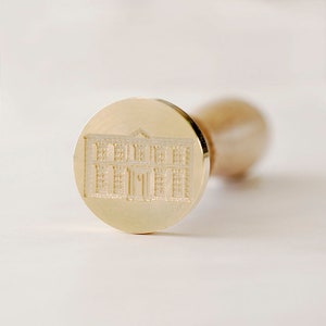 Church Wax Seal Stamp, Chapel Illustration Wax Seal Stamp, Envelope ...
