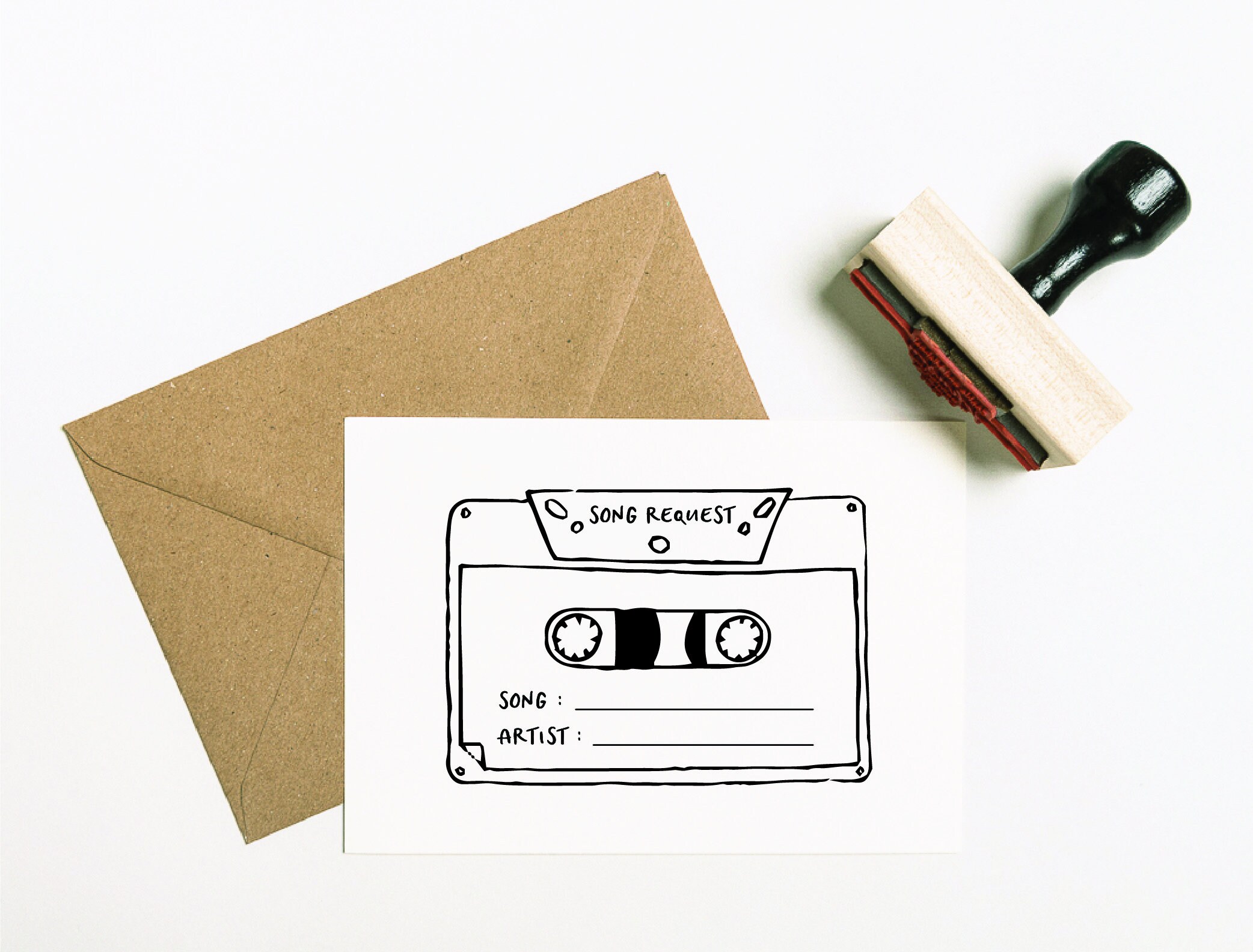 Song Request Stamp RSVP Stamp Music Request Song Request - Etsy