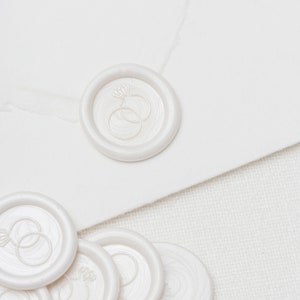 Wedding Rings Adhesive Wax Seal Sticker, Rings Wax Seal, Self Adhesive ...