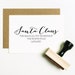 Santa Return Address Stamp, Santa Address Stamp, Letter to Santa ...