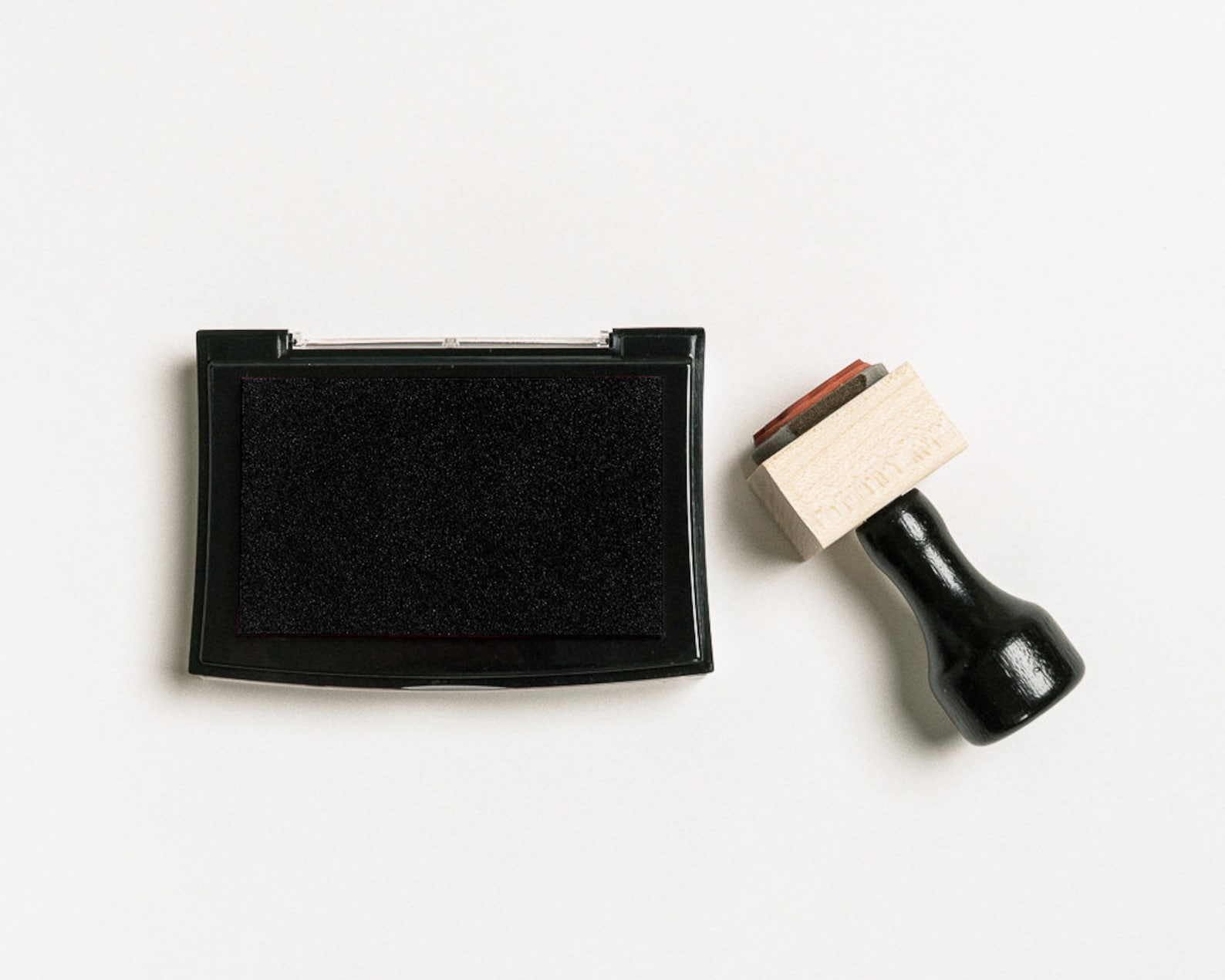 Black Ink Pad, Black Ink Stamp Pad, Non-toxic Ink Pad Stamp, Water ...