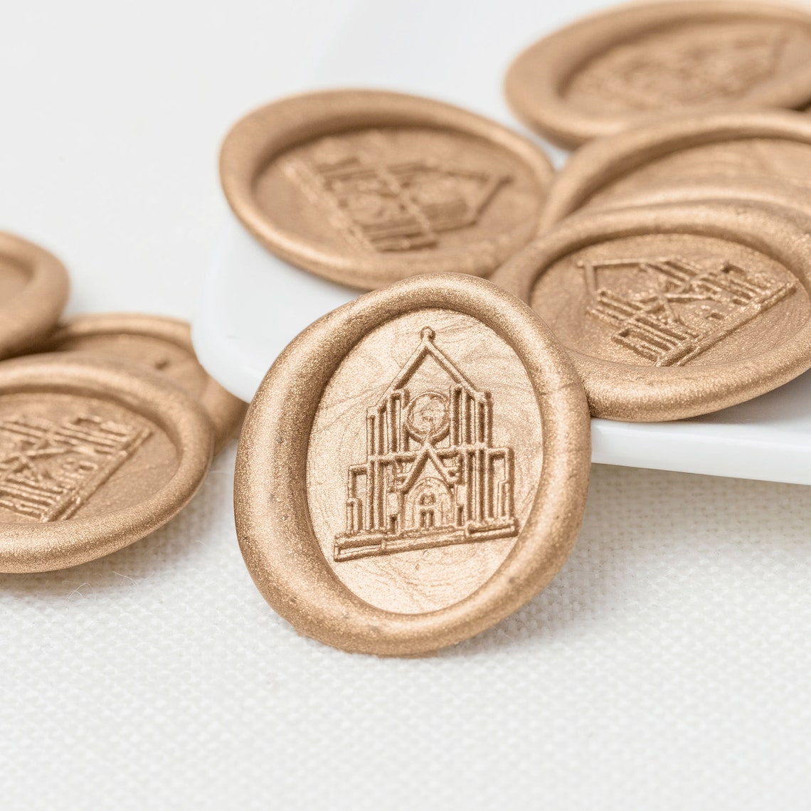 Church Wax Seal Stamp Oval Wax Stamp Wedding Wax Seal RSVP | Etsy