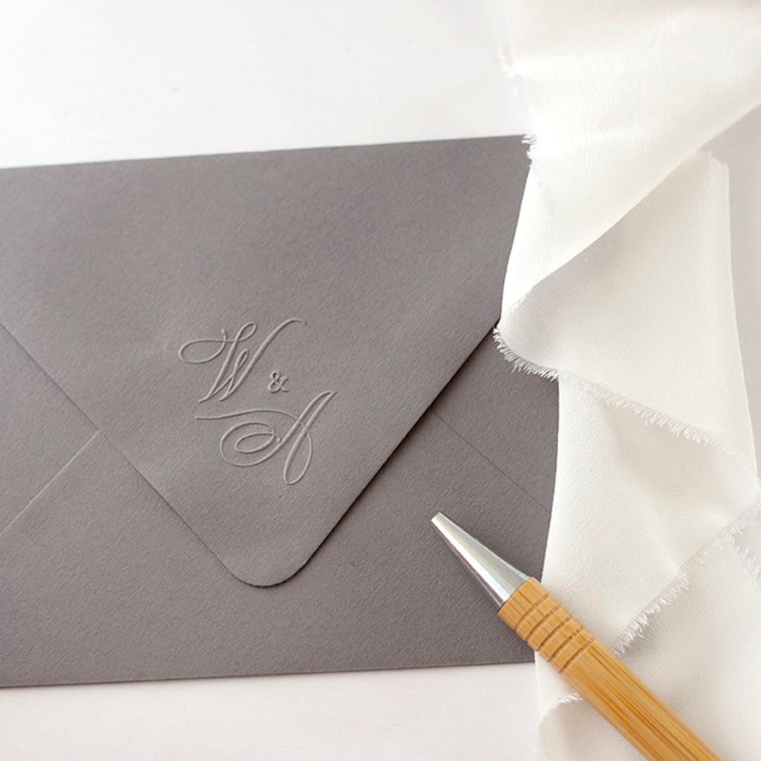 Custom Initials Embosser, Wedding Embosser, Embossing Stamp, Gifts for ...