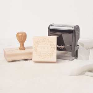 Coastal Return Address Stamp, Sea Custom Address Stamp, Calligraphy ...