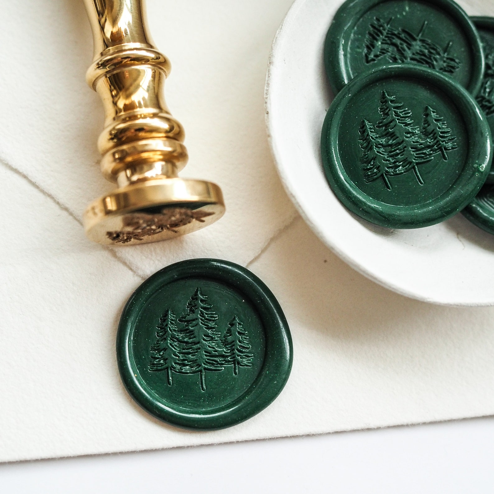Fir Trees Wax Seal Stickers Self Adhesive Wax Seals DIY - Etsy