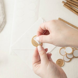 Self Adhesive Backing Stickers, Wax Seal Backing Stickers, Double Sided ...