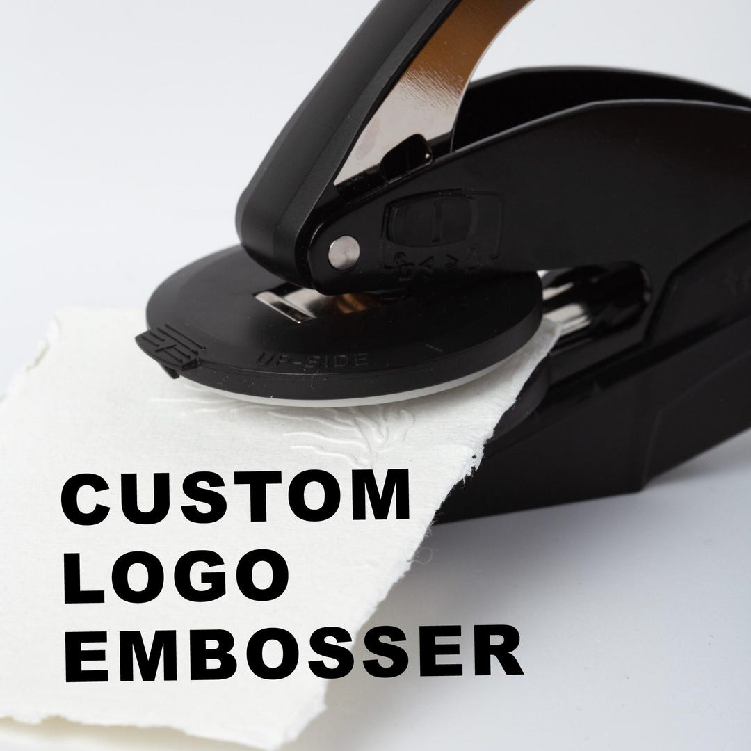 Personalised Embossing Stamp of Your Logo or Design, Trodat Embosser ...