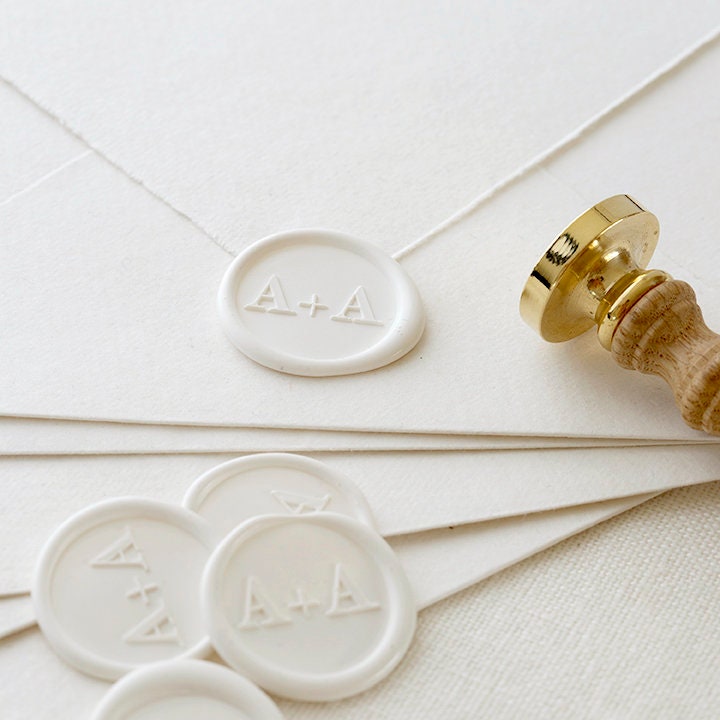 Monogram Wax Seal Stamp Classic Wax Seal Stamp Wedding Wax - Etsy