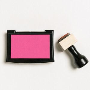 Pink Ink Pad, Pink Ink Stamp Pad, Non-toxic Ink Pad Stamp, Water ...
