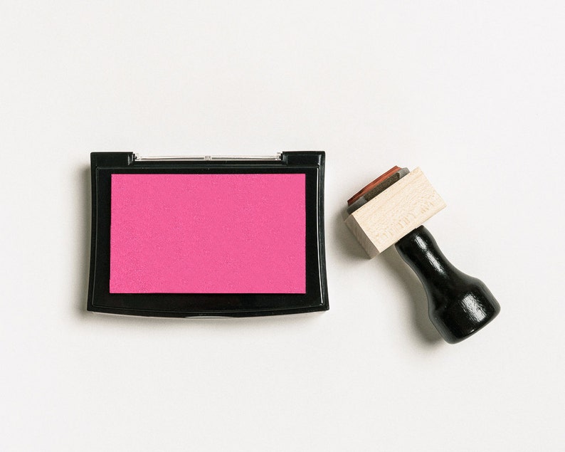 Pink Ink Pad Pink Ink Stamp Pad Non-toxic Ink Pad Stamp - Etsy
