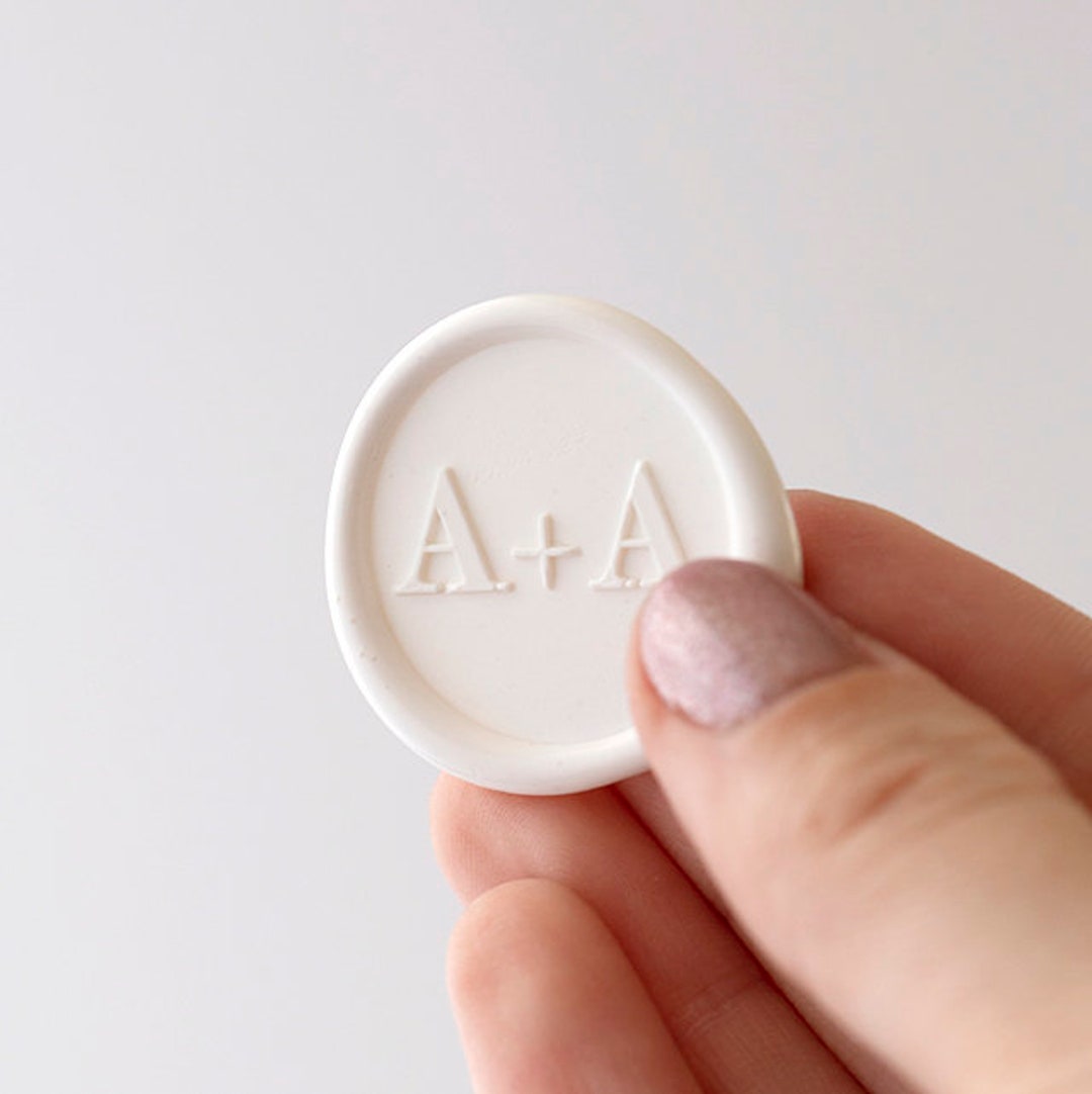 Monogram Wax Seal Stamp, Classic Wax Seal Stamp, Wedding Wax Seal Stamp ...