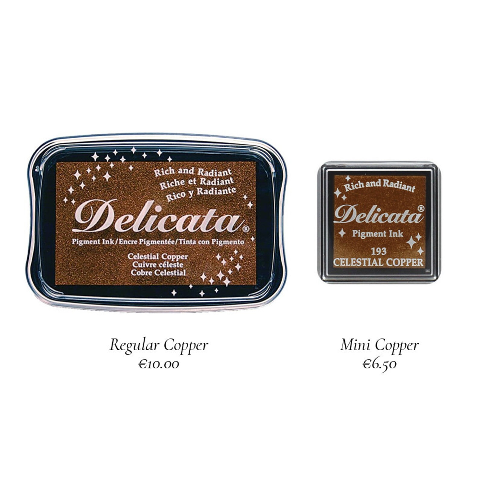 Copper Ink Pad Copper Stamp Pad Metallic Pad Stamp Shimmer - Etsy