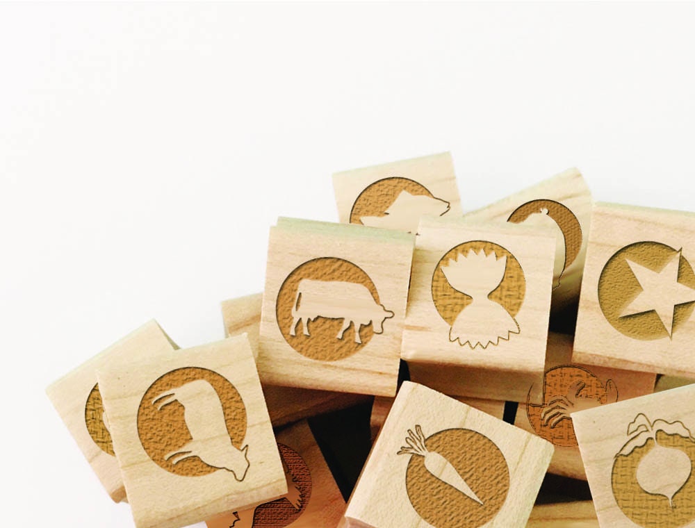 Meal Choice Stamps Mini Menu Stamp Food Stamp Menu Icon | Etsy