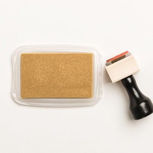 Gold Ink Pad, Gold Stamp Pad, Metallic Pad Stamp, Shimmer Ink Pad ...