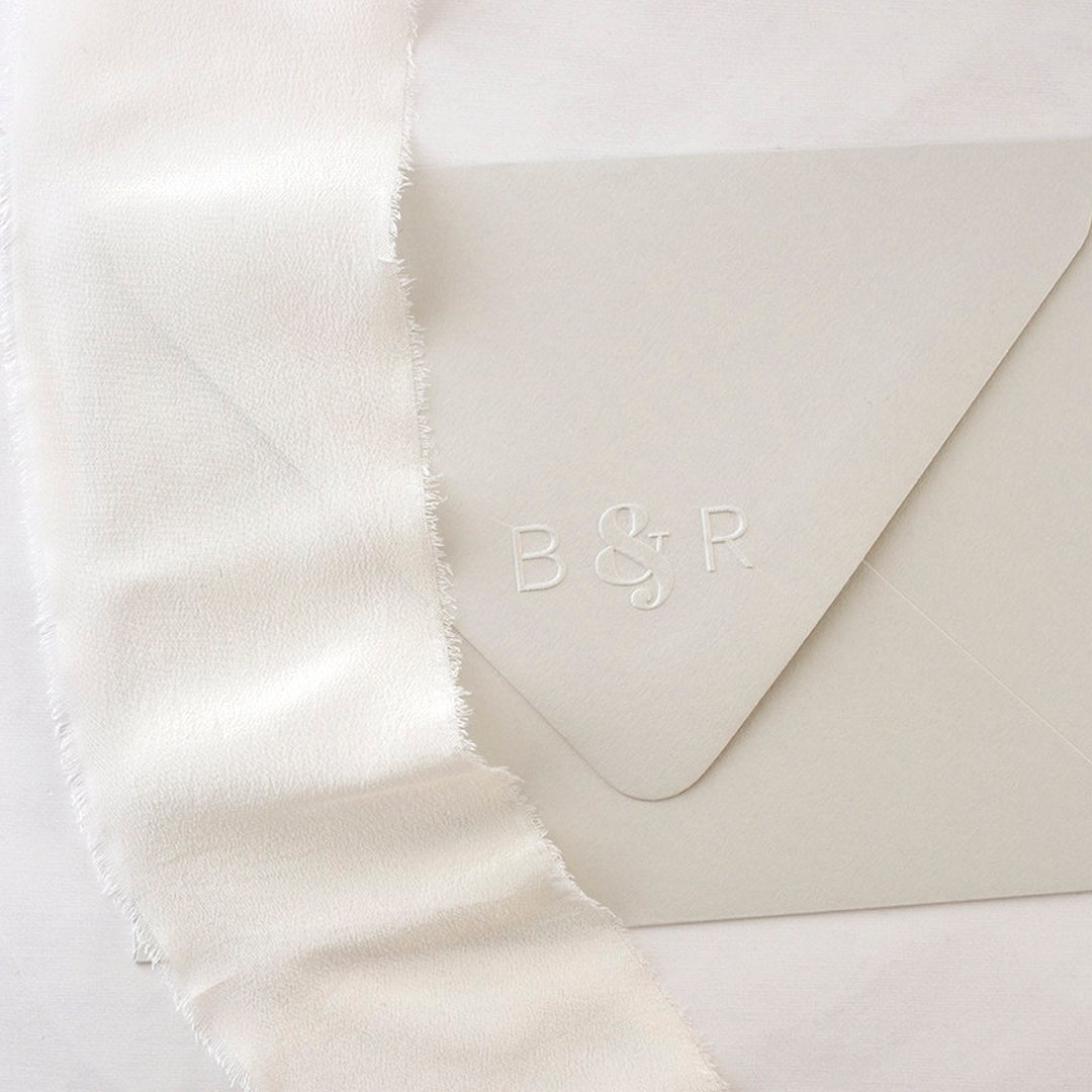 Ampersand Initials Embosser Stamp, Seal Embosser, Wedding Monogram ...