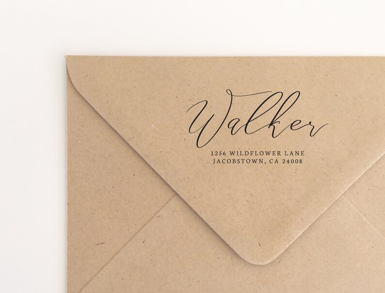 Custom Return Address Stamp Wedding Stamp Self Ink Address - Etsy