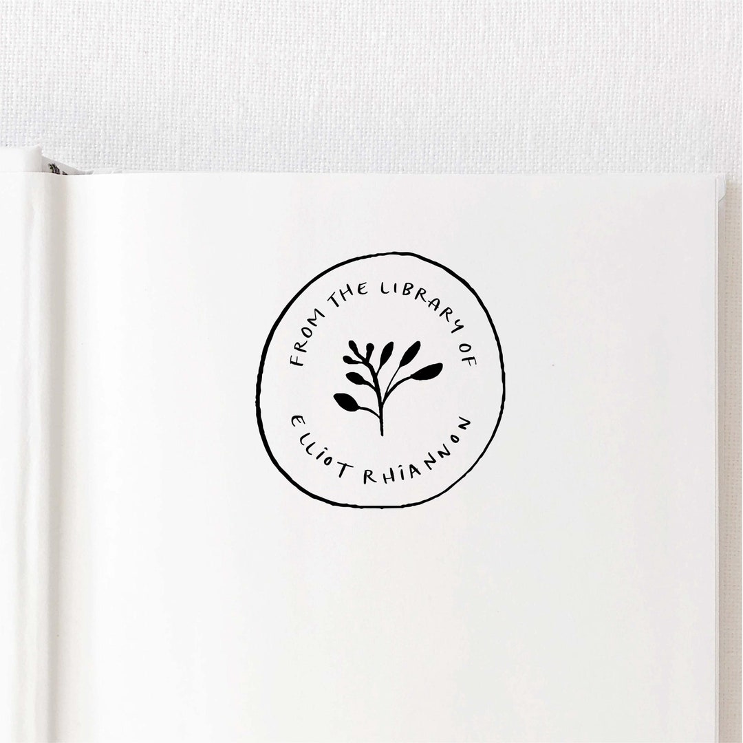 From the Library of Stamp Personal Library Stamp, Bookworm Gifts ...