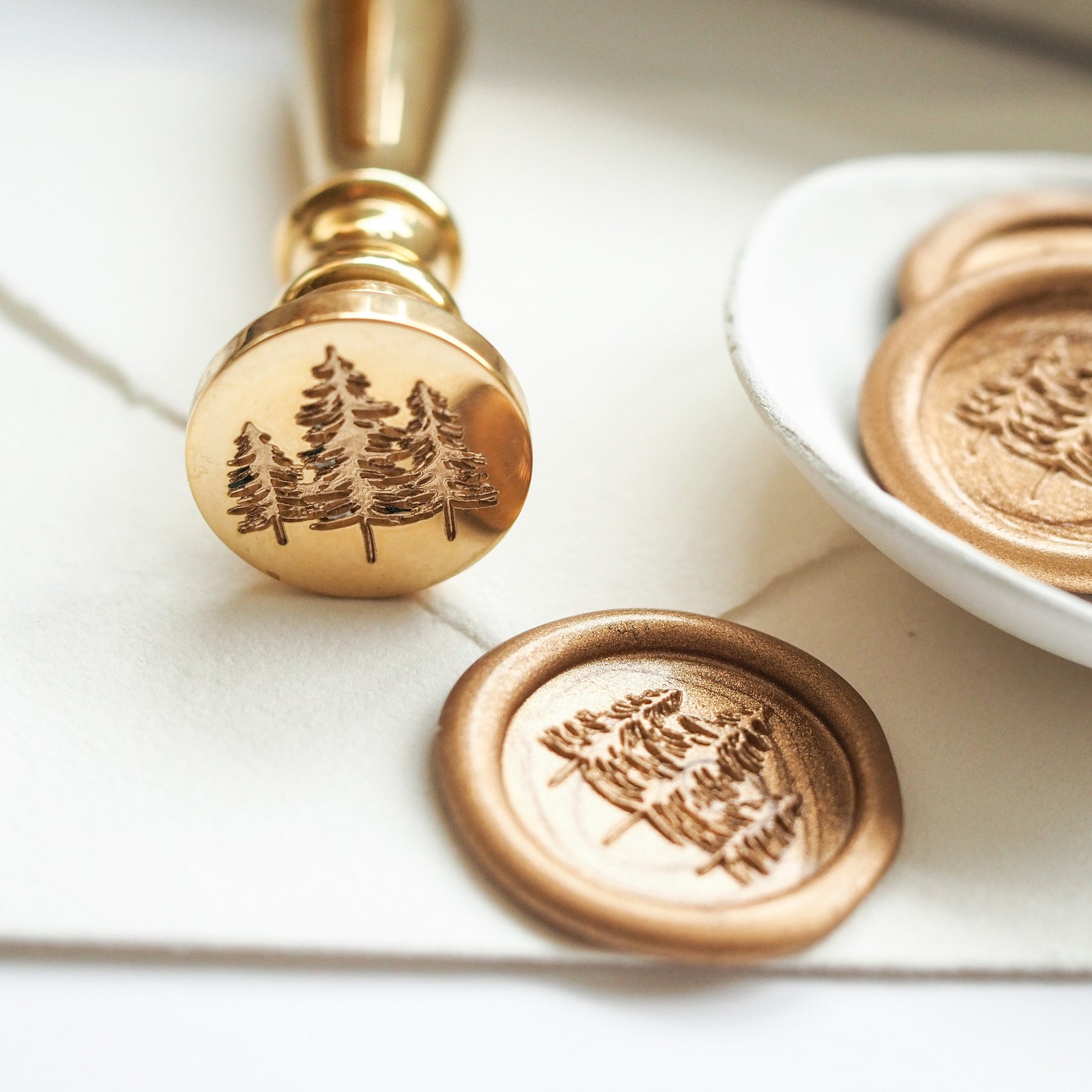 Fir Trees Wax Seal Stickers Self Adhesive Wax Seals DIY - Etsy