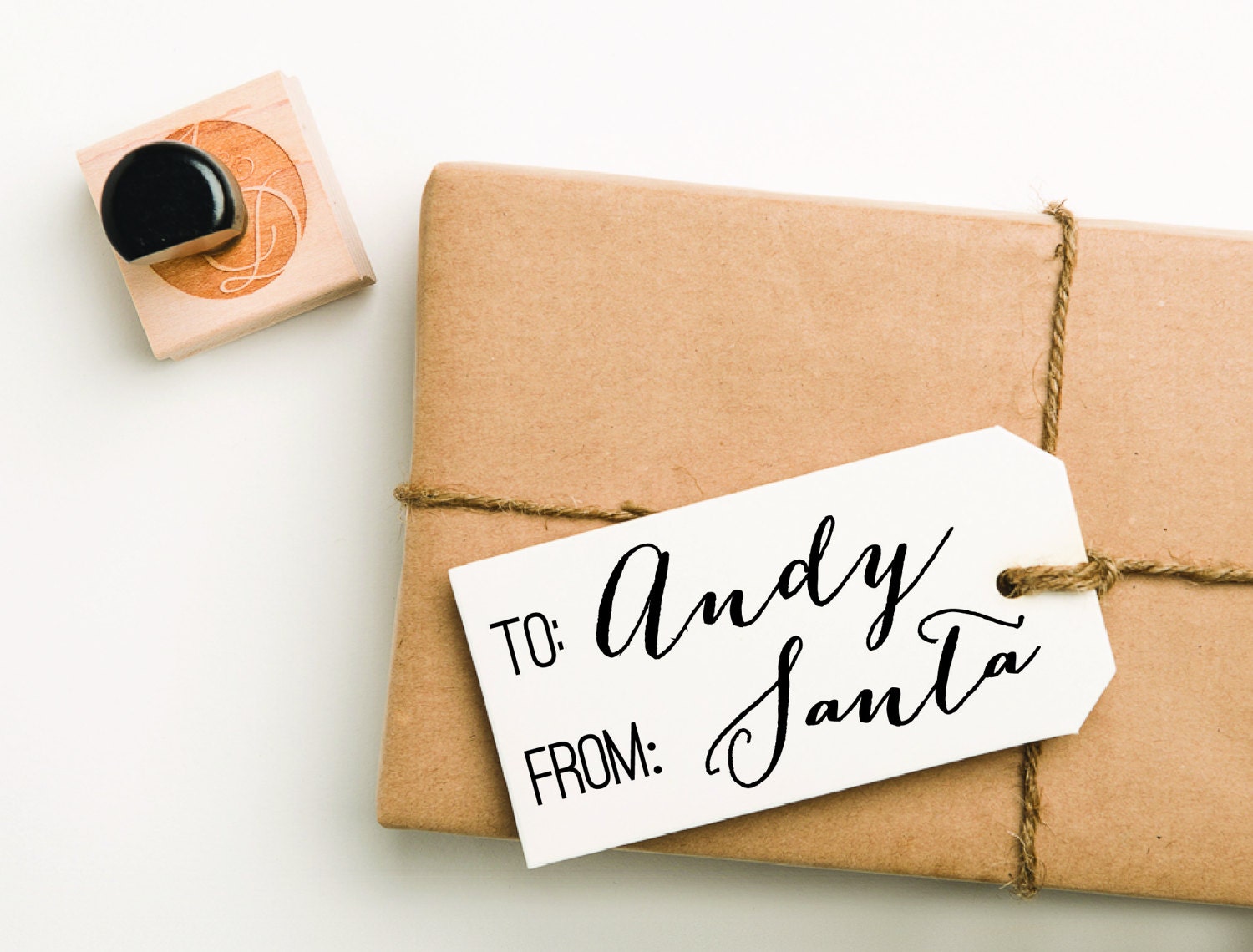 To From Stamp From Santa Stamp Christmas Stamp Santa - Etsy