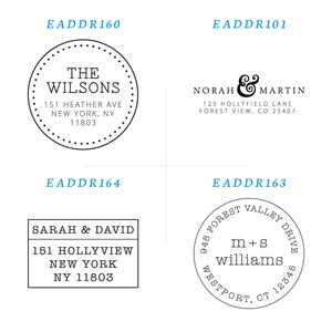 Round Initial Embosser Seal, Return Address Embossing Seal, Custom ...