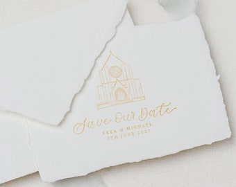 Church Rubber Stamp | Etsy