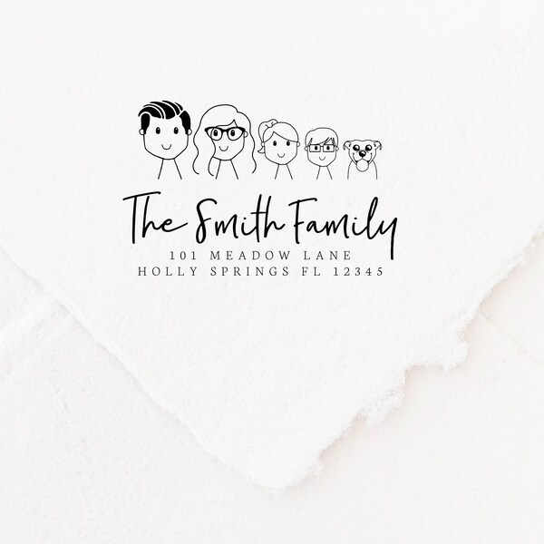 Address Stamp - Etsy