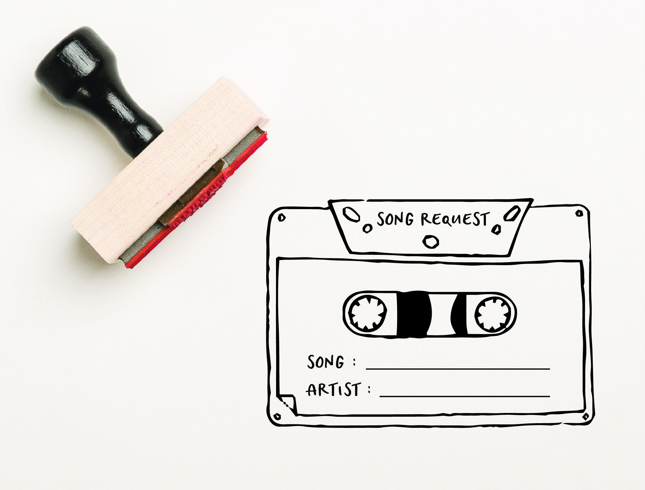 Song Request Stamp RSVP Stamp Music Request Song Request | Etsy