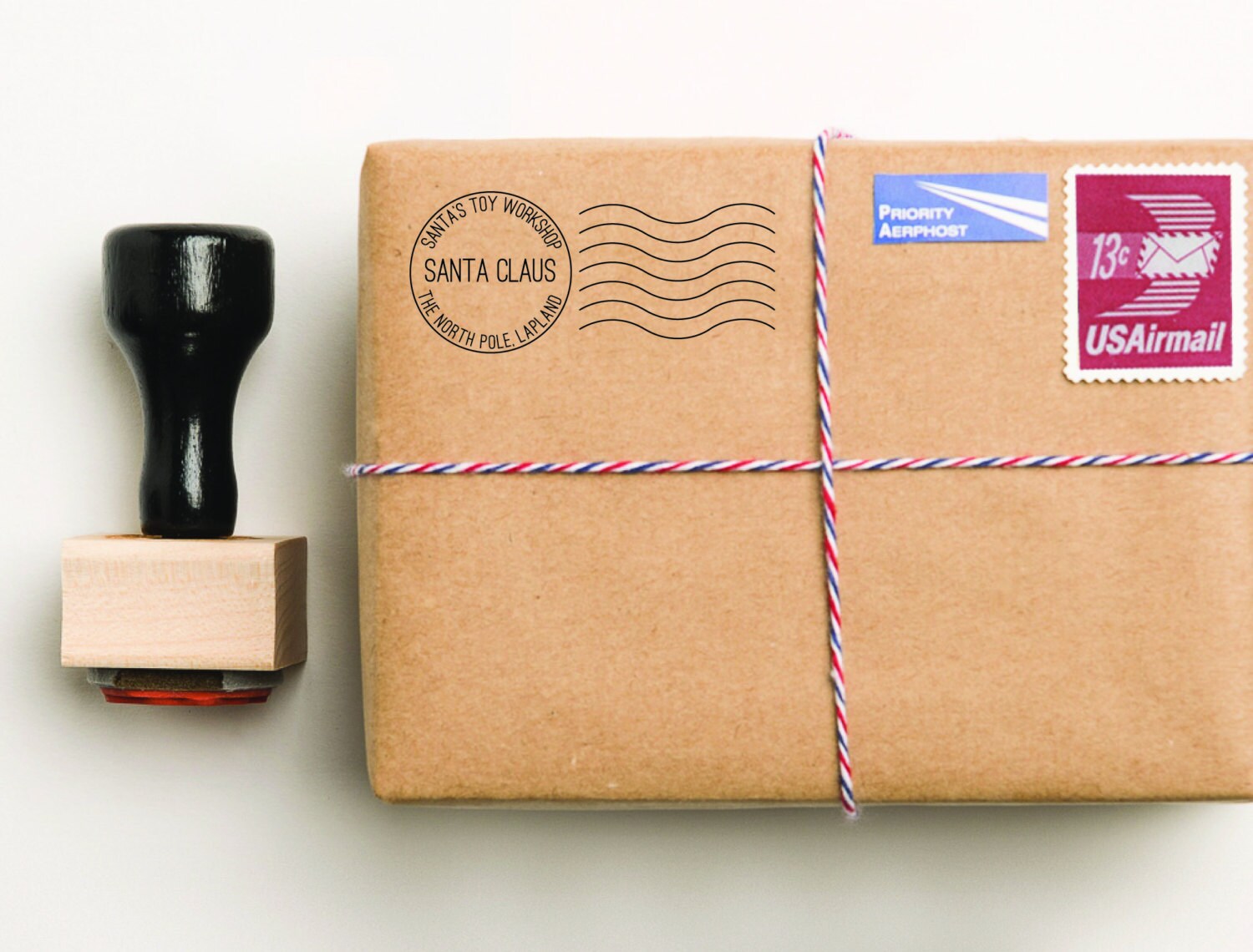 Santa Postal Stamp, Santa Stamp, Santa Mail Stamp, Santa Postal Mark ...