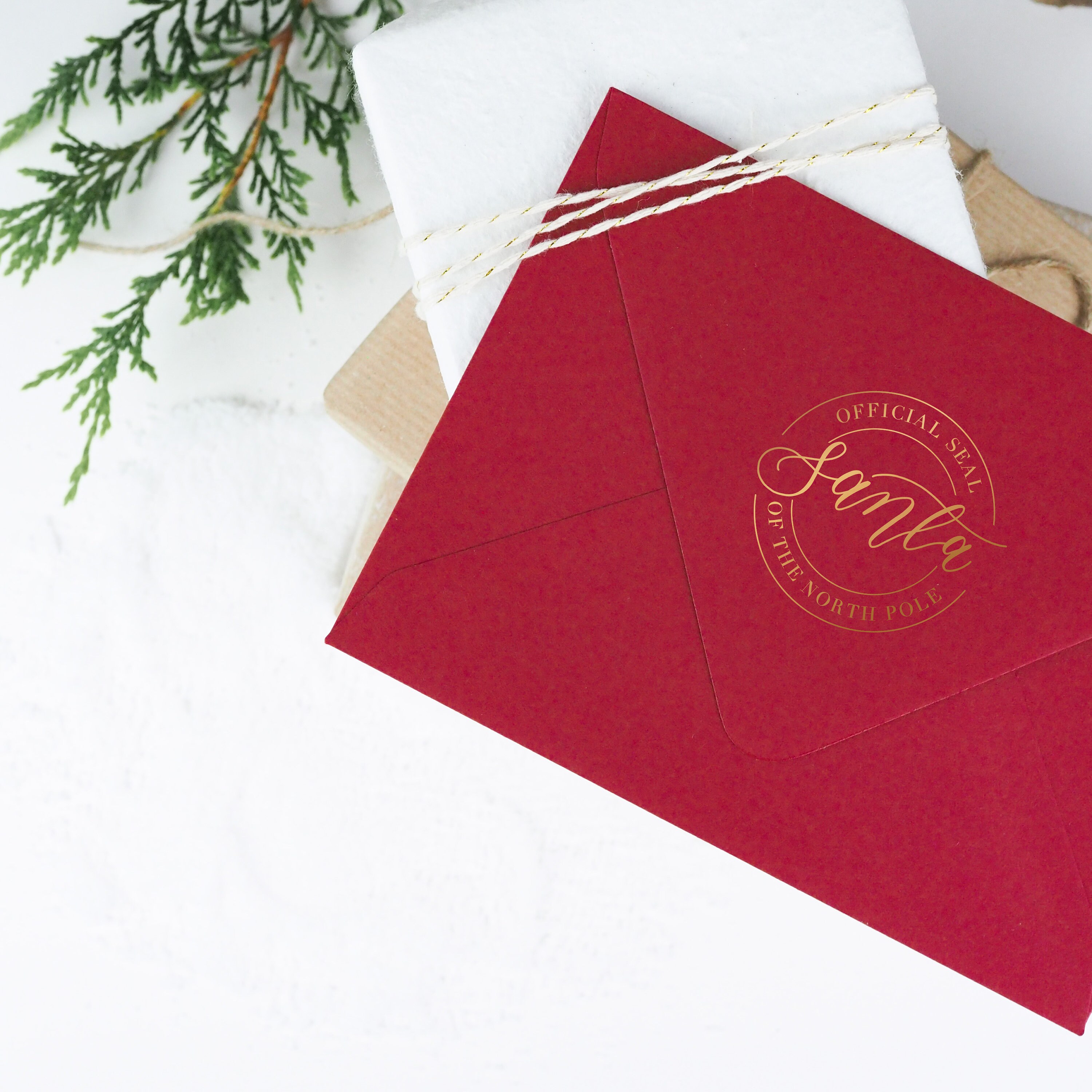 Official Santa Seal Rubber Stamp, Gifts for Couples, Father Christmas ...