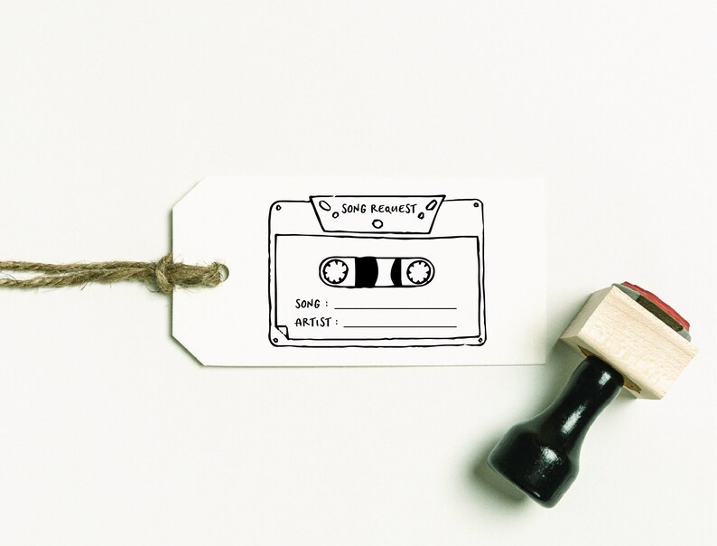 Song Request Stamp RSVP Stamp Music Request Song Request | Etsy