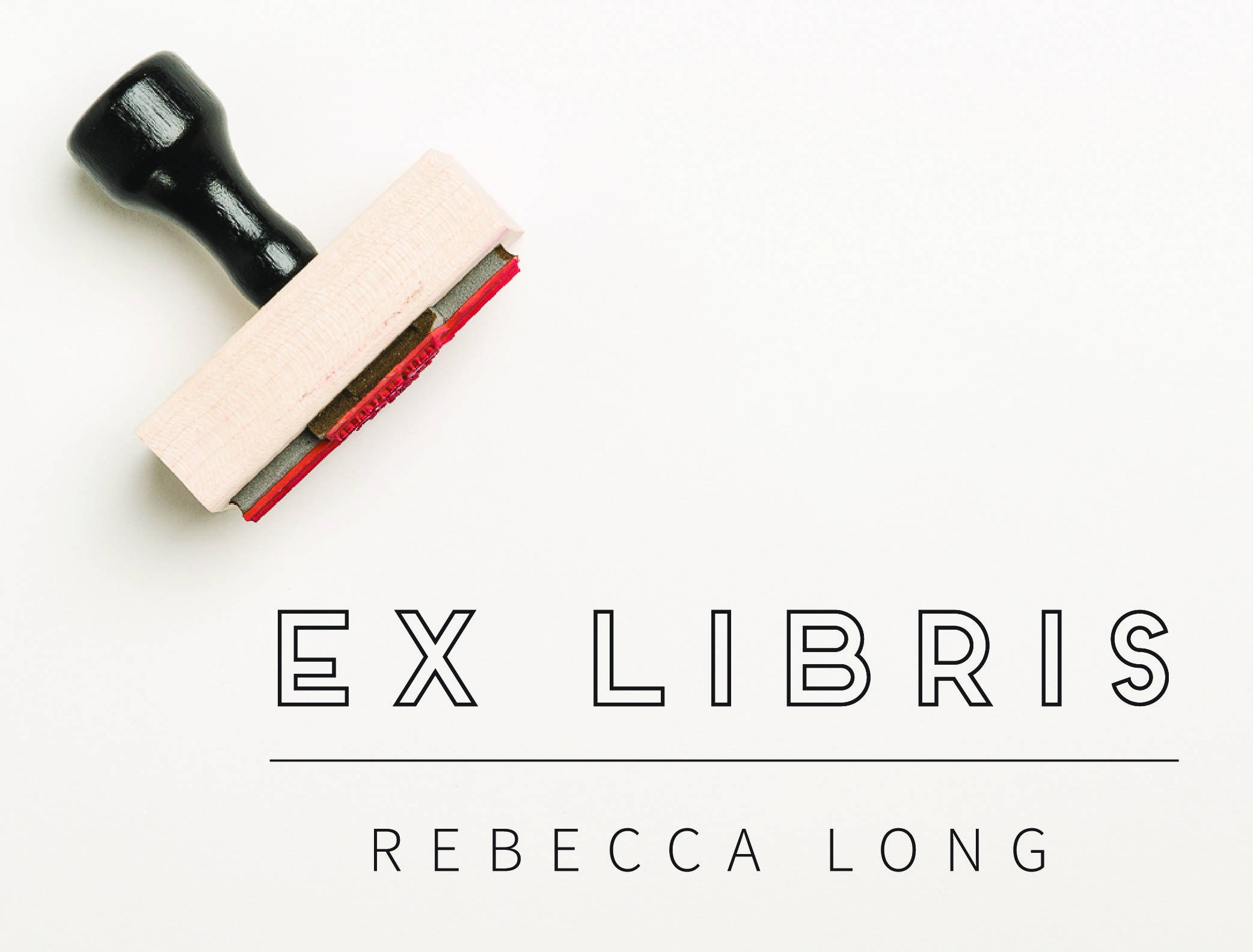 Ex Libris Library Stamp Family Library Stamp Bookplate - Etsy