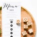 Menu Icon Rubber Stamp, Meal Choice Stamp, Menu Icon Stamps, Wedding ...