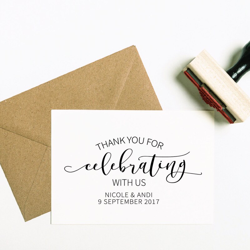 Thank You Stamp - Etsy