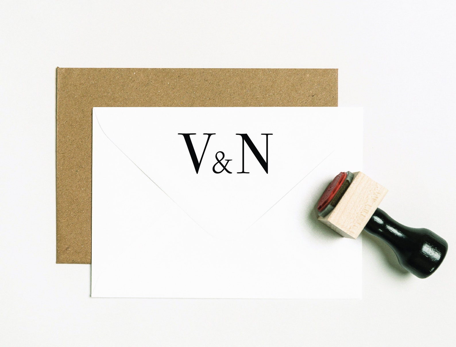 Custom Initials Stamp, Wedding Stamp, Custom Rubber Stamp, Gifts for ...