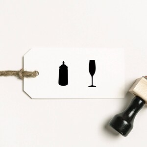 Menu Icon Rubber Stamp, Menu Rubber Stamps, Menu Icon Stamps, Wedding ...