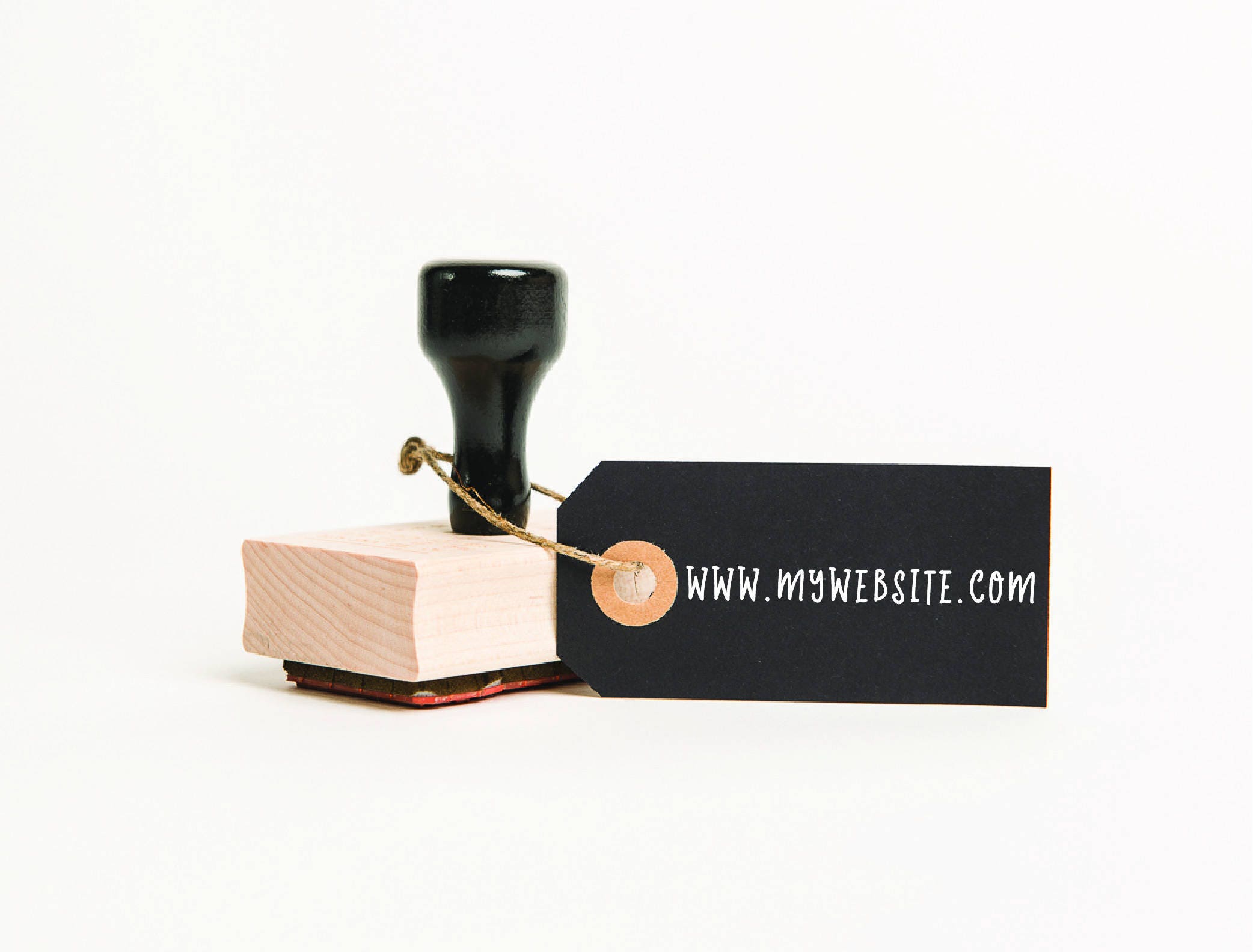 Personalized Website Stamp Custom Business Stamp Self Inking | Etsy