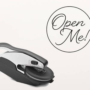 Open Me Embosser Stamp Gift Embossing Stamp Packaging - Etsy
