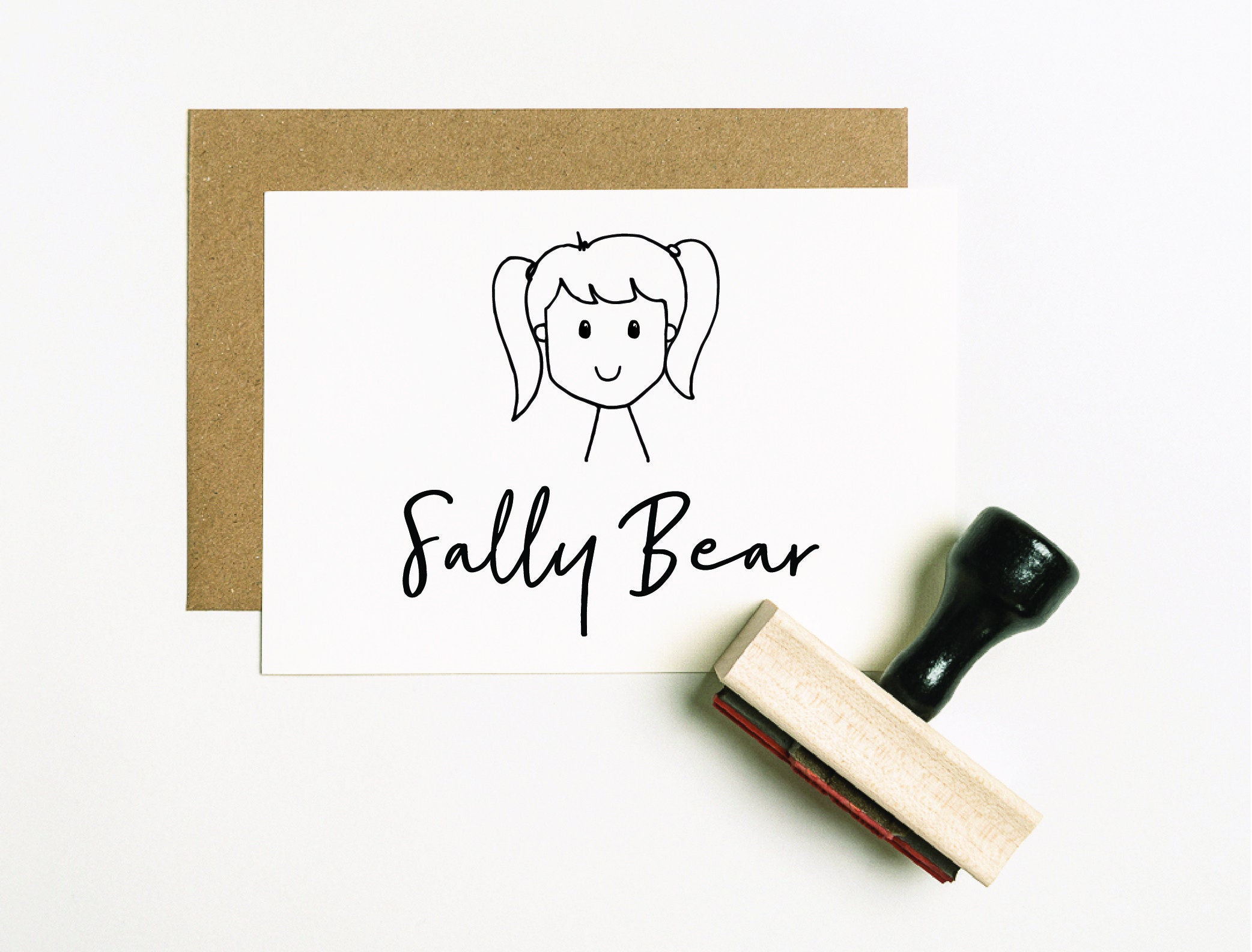 Stamps Paper Personalized Name Stamp Kids Stamper Gift for Kids Kids ...