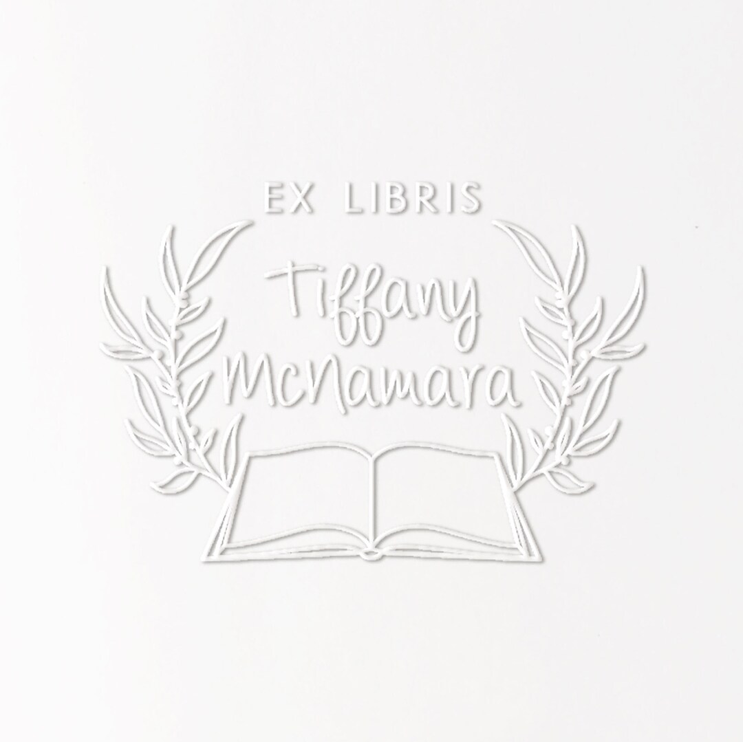 Ex Libris Embosser, From the Library Of, Custom Book Embosser ...